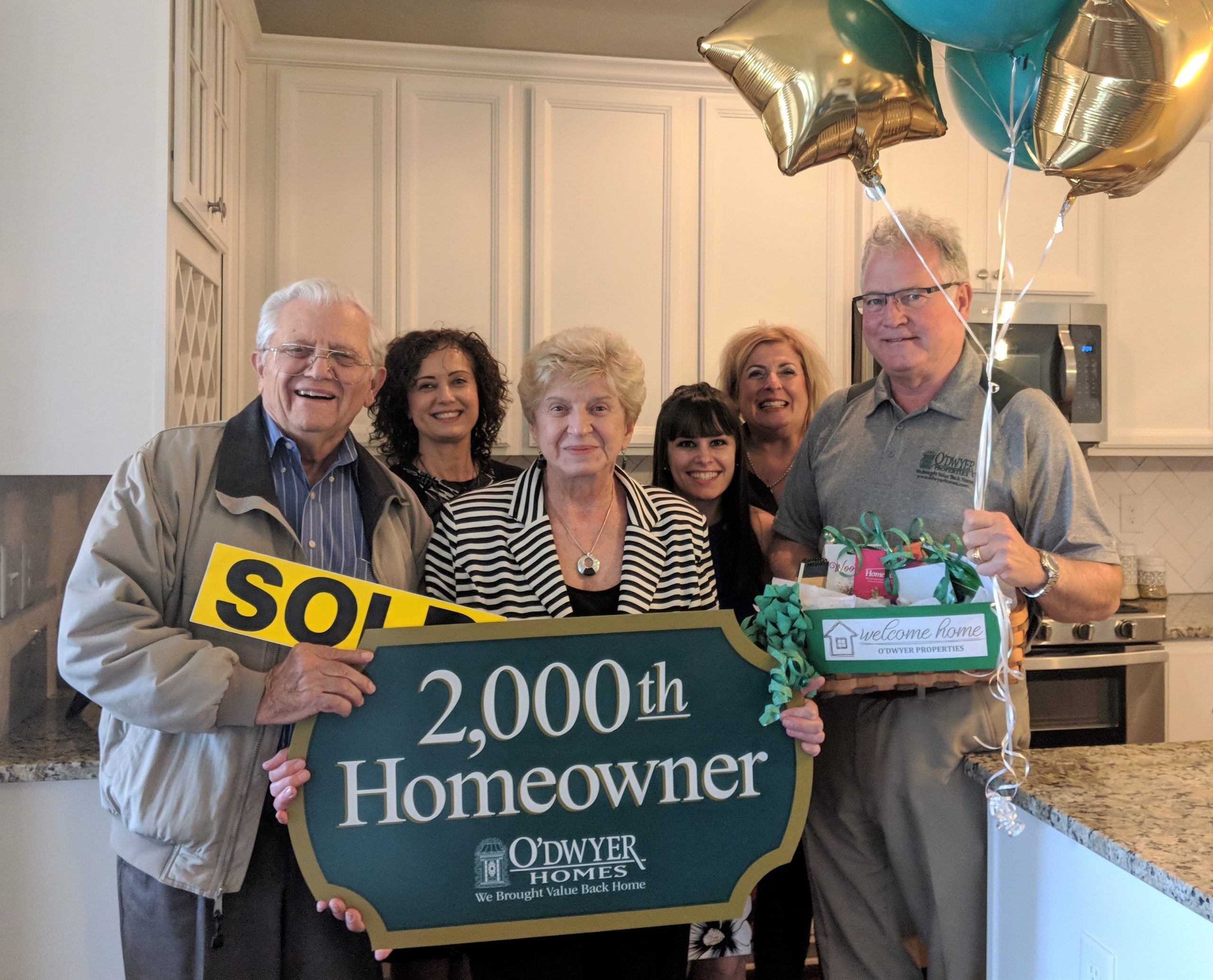 O’Dwyer Homes Celebrates 2,000th Homeowners - O'Dwyer Homes
